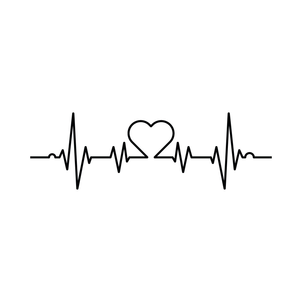 Heart Lifeline SVG Vector Art - JDQCreative