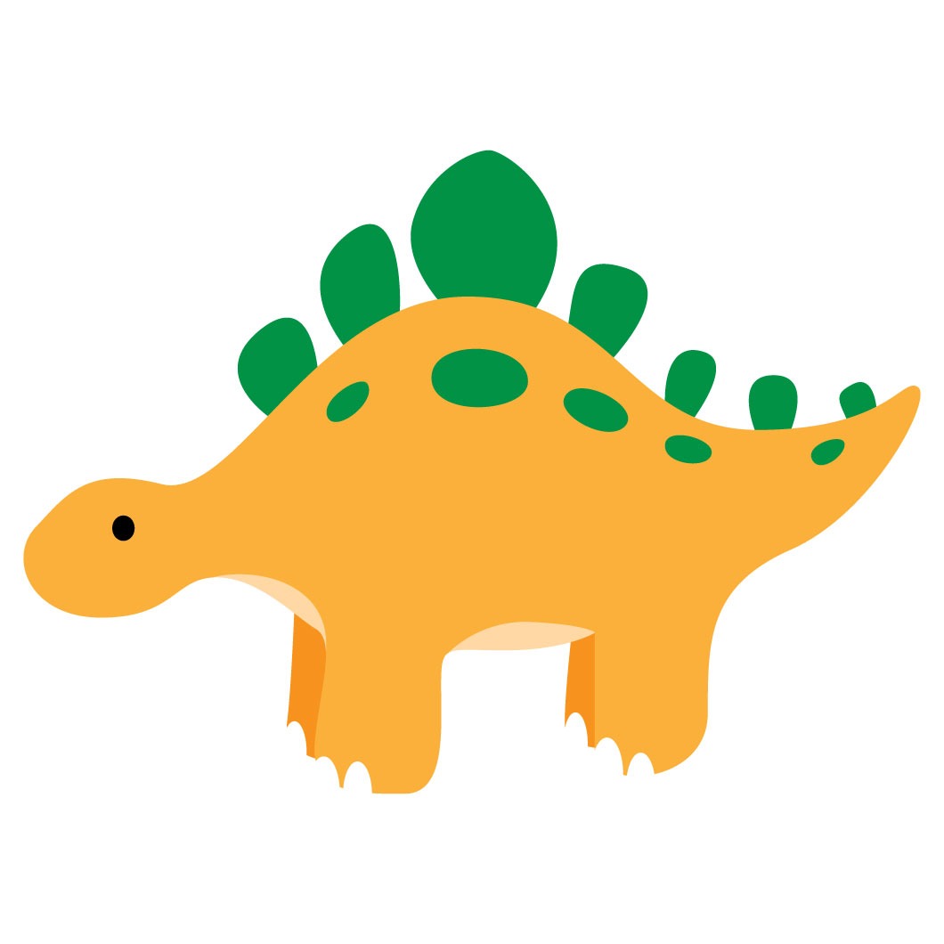 Stegosaurus Dinosaur SVG Vector Art - JDQCreative